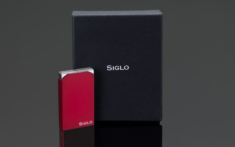 Siglo Twin Flames Lighter Burgundy